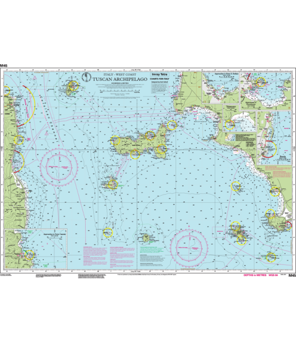 Mapa IMRAY M45 - Wyspy Toskańskie, Elba